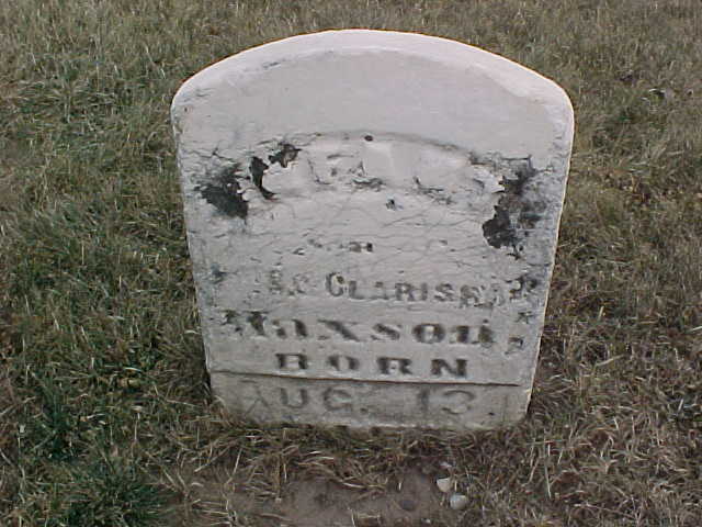 Infant Maxson (1862-1862) - Find a Grave Memorial